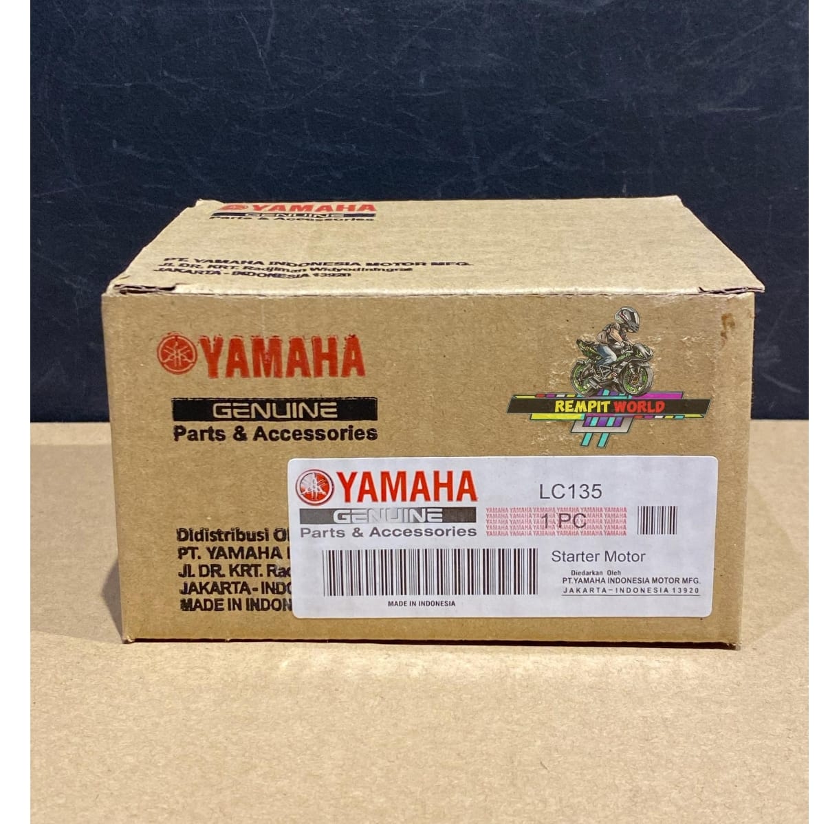 STARTER MOTOR YAMAHA LC135 100%ORIGINAL YAMAHA HONG LEONG SPARE PARTS ...