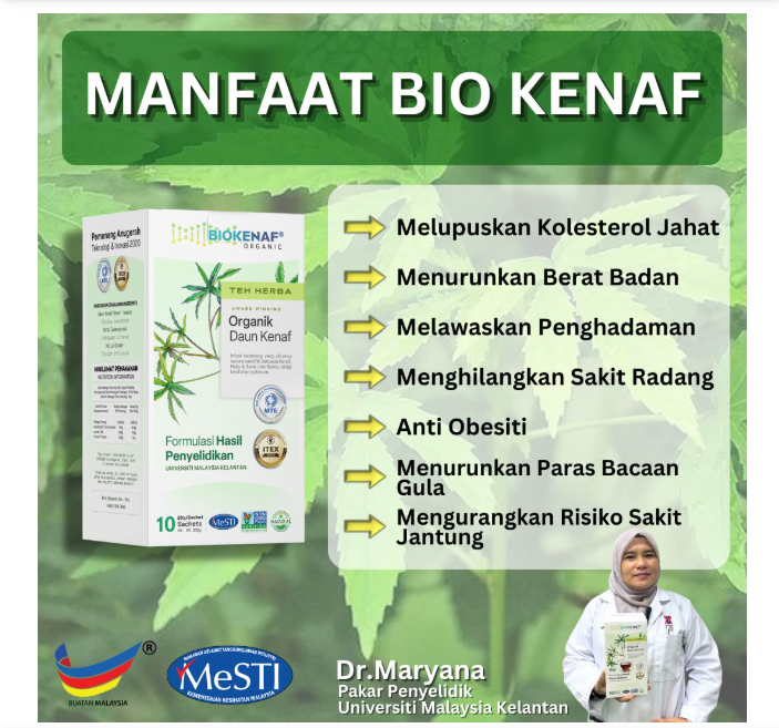 ORIGINAL - TEH ORGANIK BIO KENAF | Shopee Malaysia