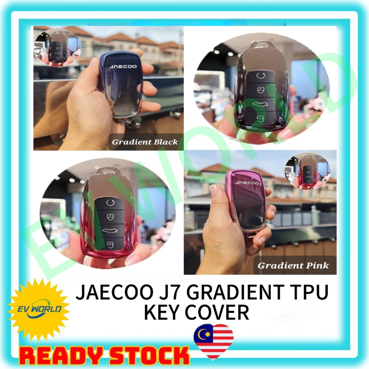 【J281 READY STOCK】Jaecoo J7 Omoda C9 TPU Car Keyless Cover Car Key ...