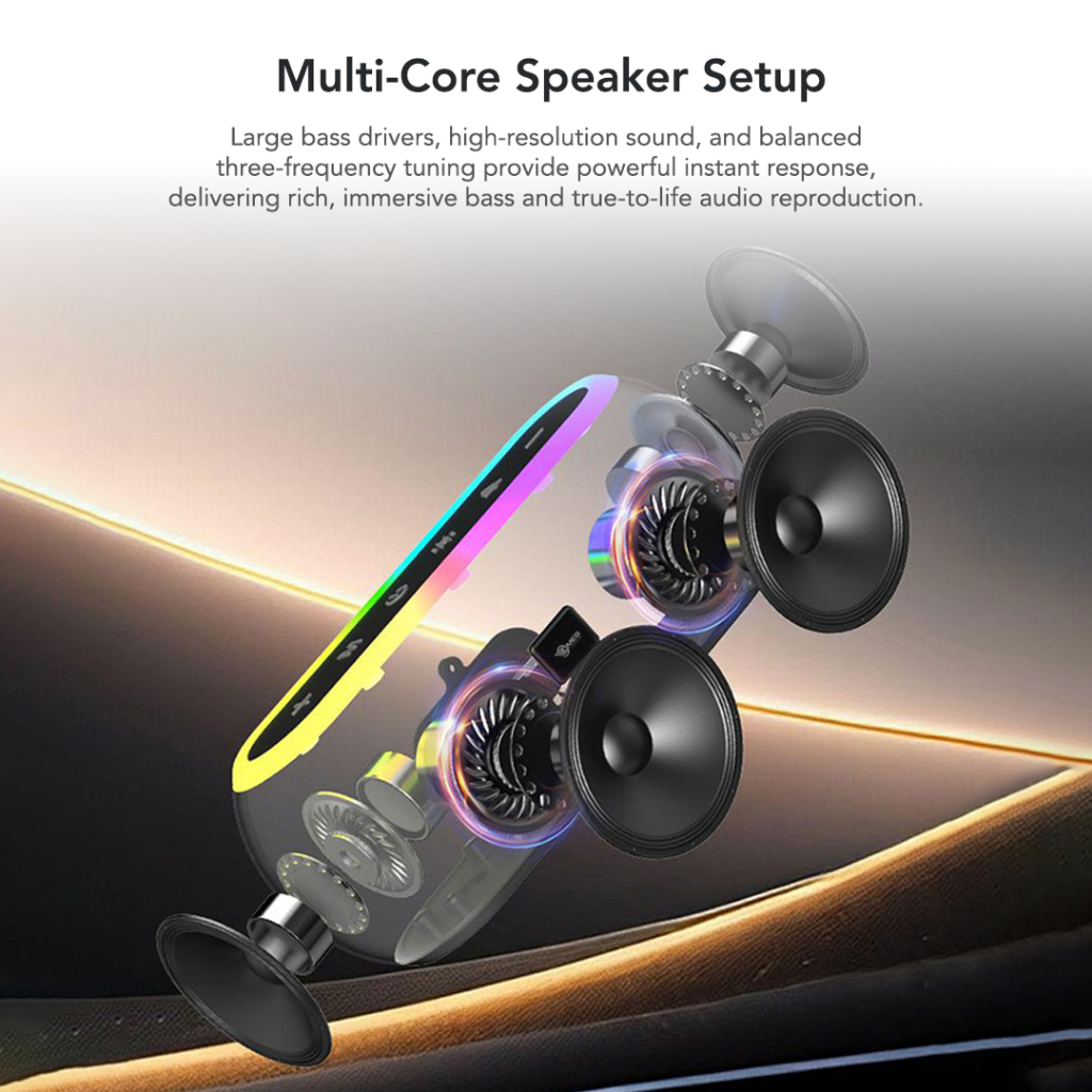 Dmes DS12 Bluetooth Speaker RGB Light TWS Wireless 360 Stereo 7W Output ...