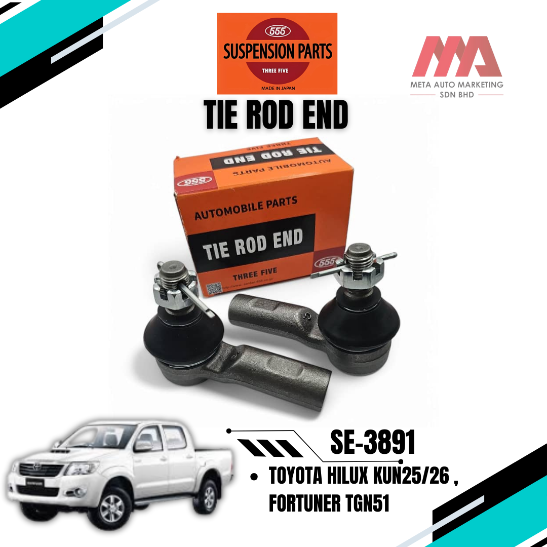 555 JAPAN TIE ROD END SET TOYOTA HILUX KUN25/26 , FORTUNER TGN51 (SE ...