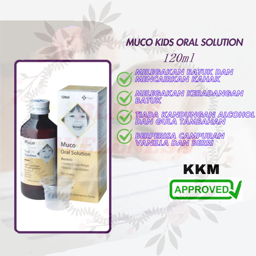 MUCOKIDS ORAL SOLUTION 120ML | Shopee Malaysia
