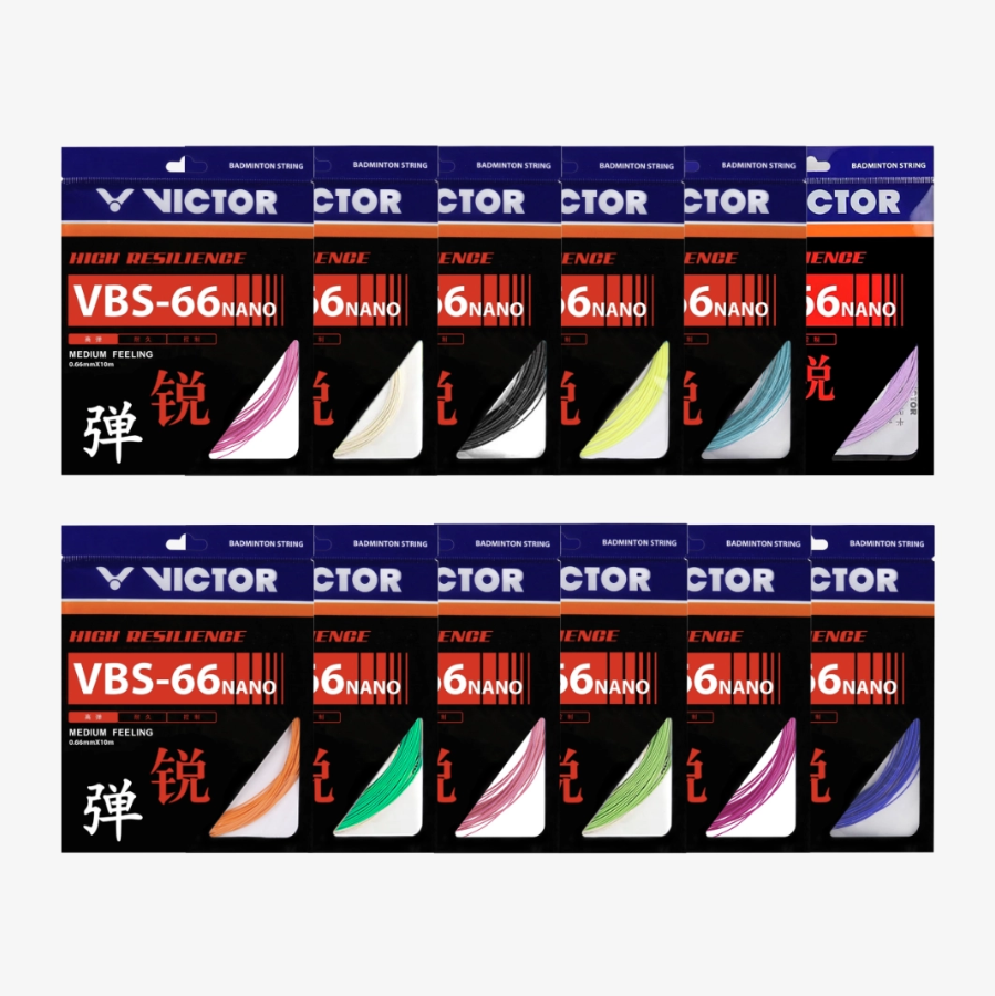 VICTOR Badminton Strings VBS-66 NANO Badminton Racket String | Shopee ...