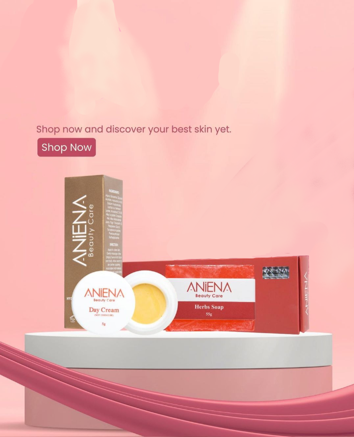 Serum & Set 3in1 ANiENA Skincare _ Tasnem Beauty Dengan Hyaluronic Acid ...