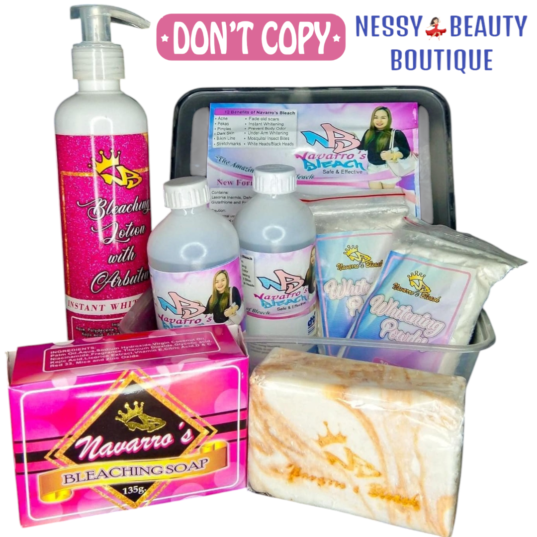 Navarro's Bleaching Powder Sets (New Packaging) | Shopee Malaysia