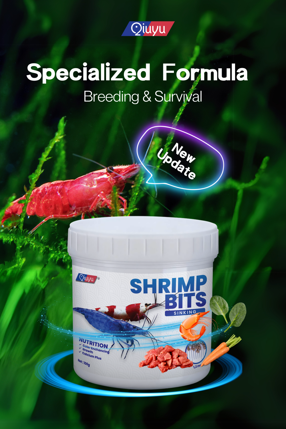 Shrimp Bits – Boost Breeding & Molting | No Cloudy Water | Shrimp Food ...