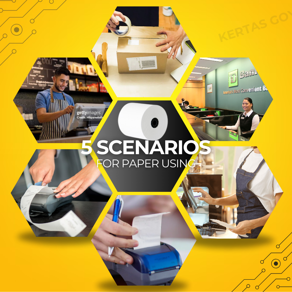 Thermal Receipt Paper 80mmx60mm (100 Roll/Box)Thermal Receipt Paper ...