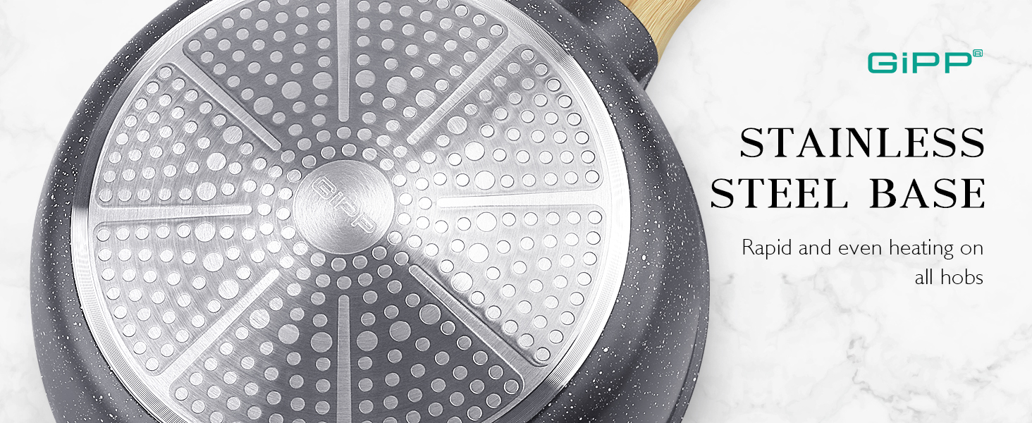 GIPP® Non-Stick Deep Fry Pan With Lid PFOA Free (24/28cm) | Shopee Malaysia