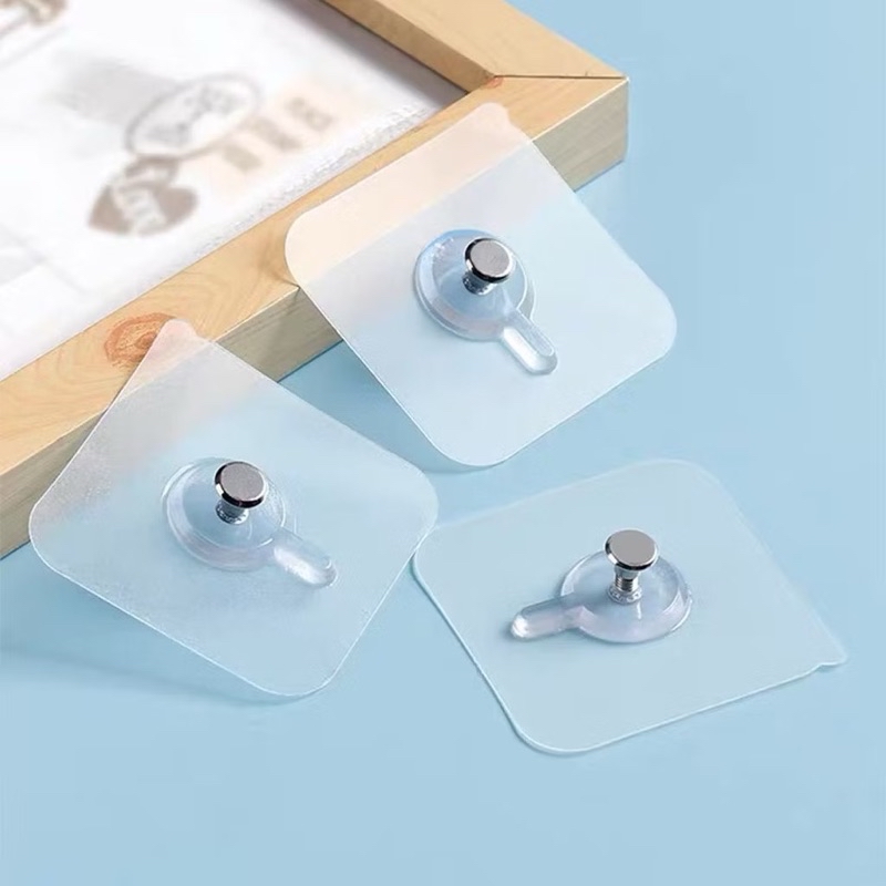 Screw Sticker Hook Self Adhensive Hook Wall Mounted Cangkuk Lekat ...