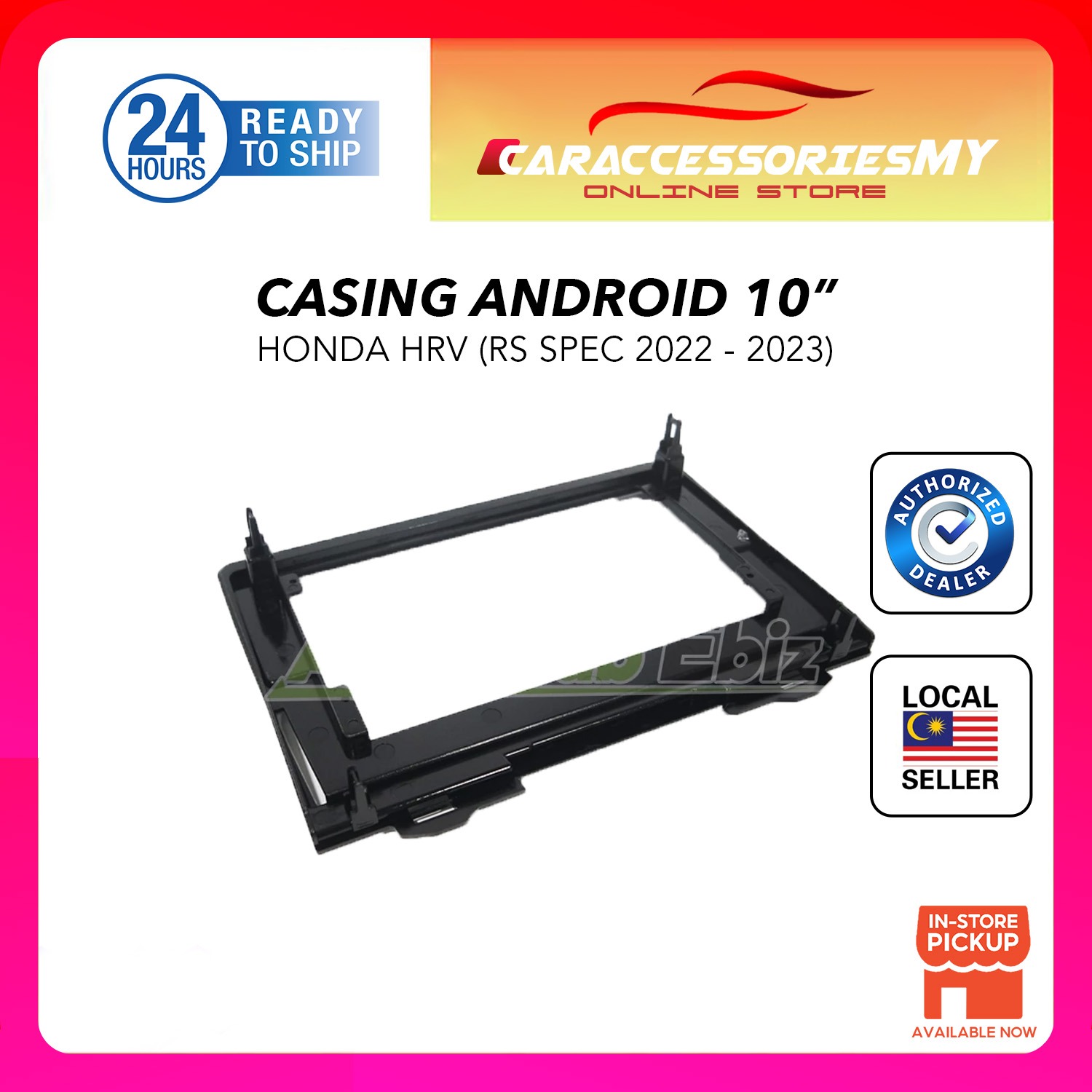 NEW Honda HRV 2022-2023 Casing Android Player 10" inch with Socket ...