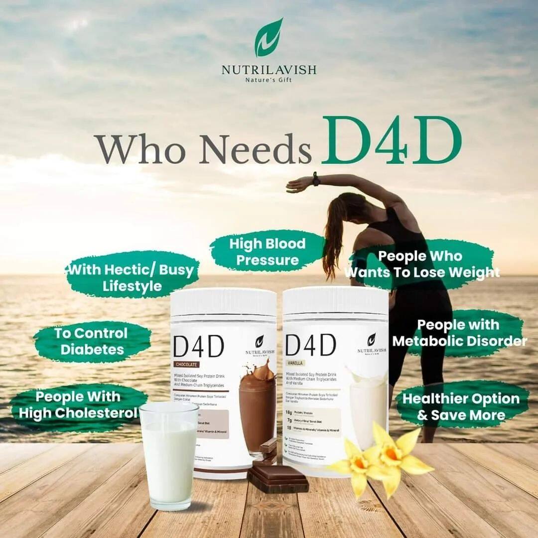 Nutrilavish D4D Diet For Dinner Dr Kalai - Vanilla Chocolate Flavour ...