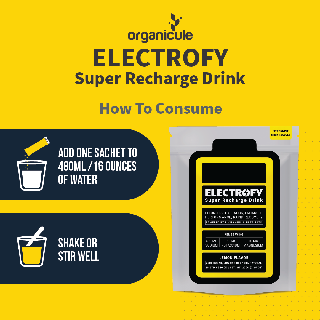 Electrofy Super Recharge Hydration Drink | Electrolyte Powder | No ...