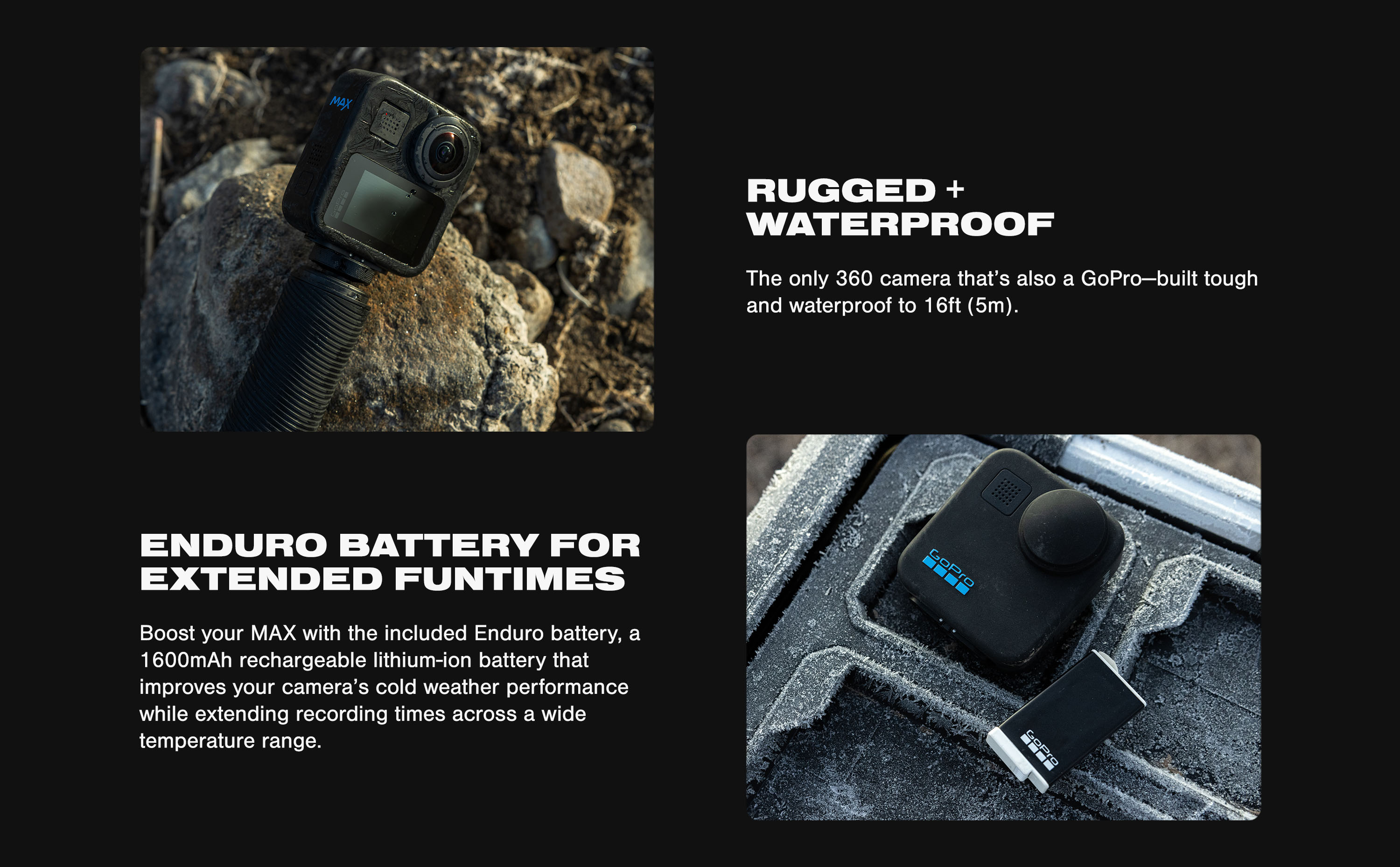 GoPro Max 360 Camera (360 Video Photo/5.6k/KeyFrames/Waterproof ...