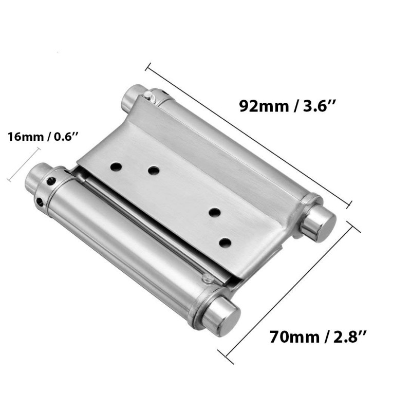 3/4 inches Stainless Steel Cowboy Hinges Double Action Spring Hinges ...