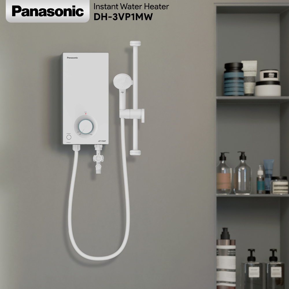 Panasonic Water Heater Home Shower With Jet Pump ( DC Pump ) DH-3RP1MK ...