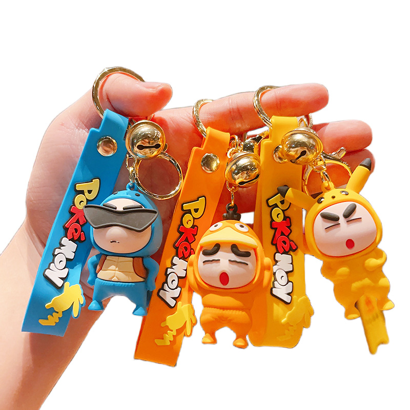 Crayon Shin-chan Keychain X POKEMON CUTE KEYCHAIN GIFTs | Shopee Malaysia