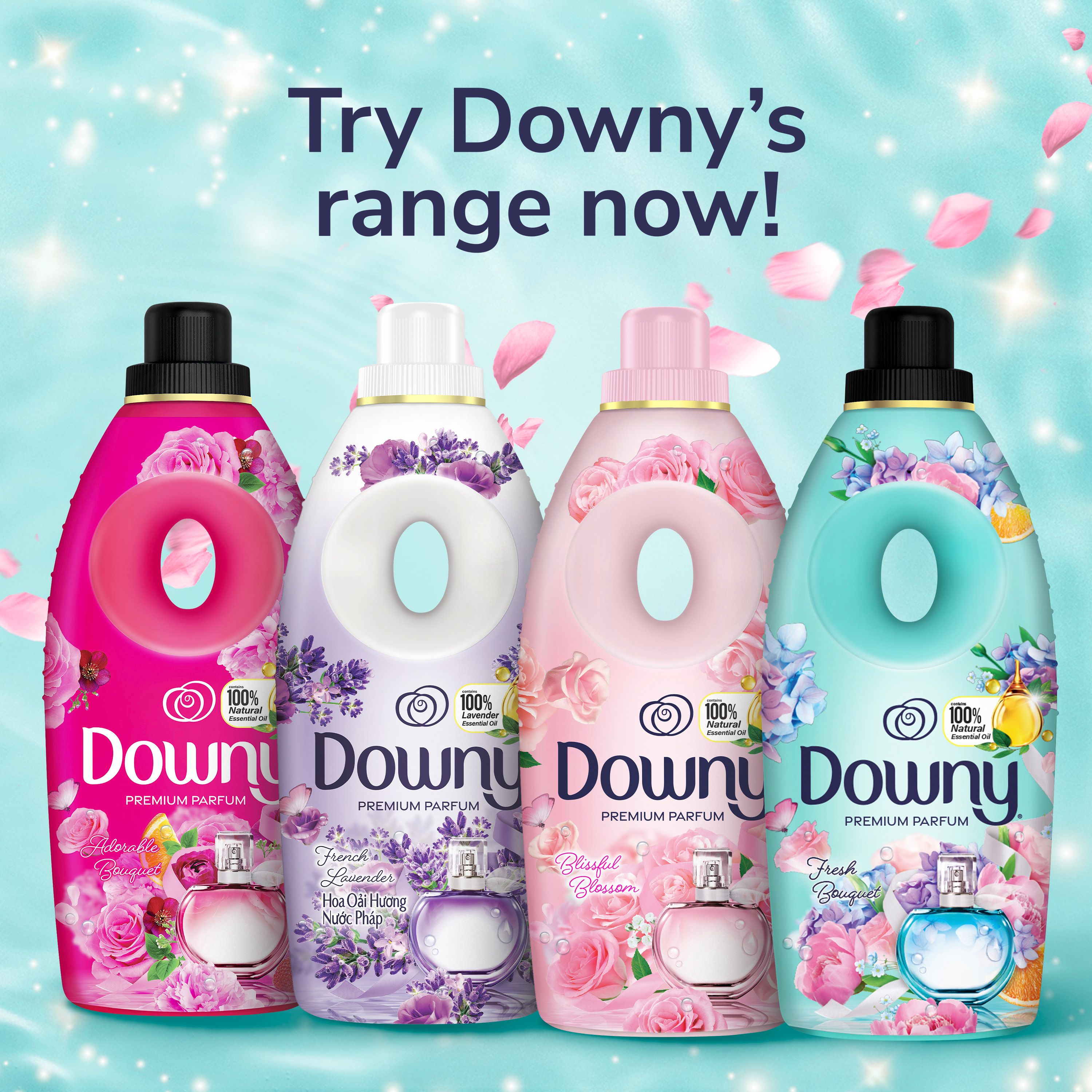 Downy Premium Parfum Fresh Bouquet Fragrance Concentrate Fabric ...