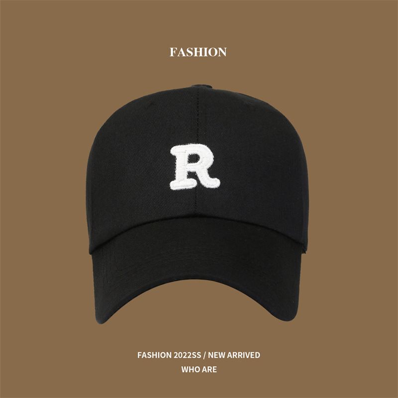 Topi Tulsan R Letter Baseball Hat ins Unisex Small Head Circumference ...