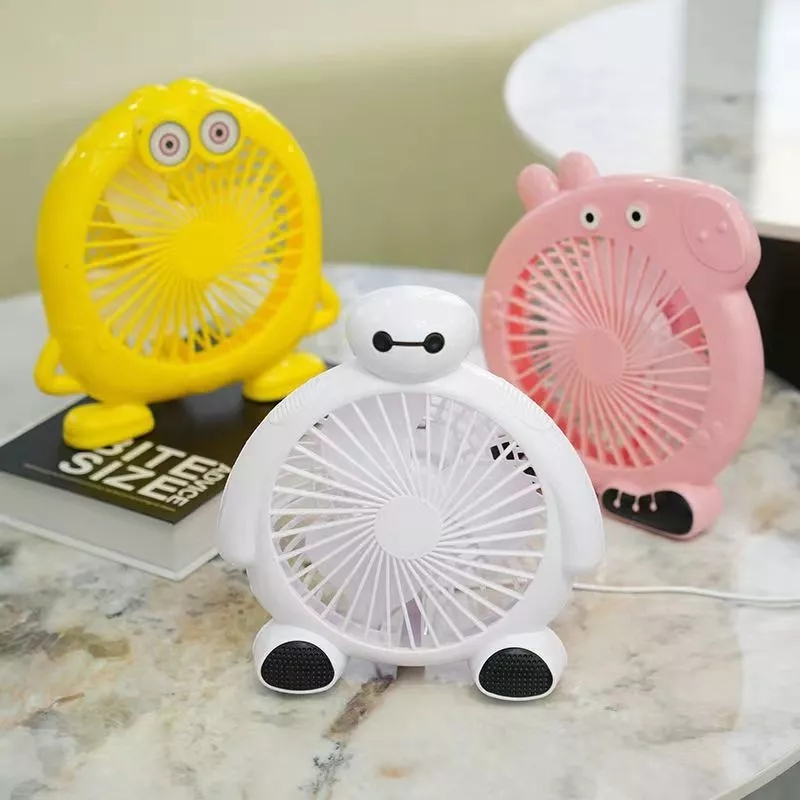 Kipas pemalam kartun kipas mini desktop senyap/Cartoon fan | Shopee ...