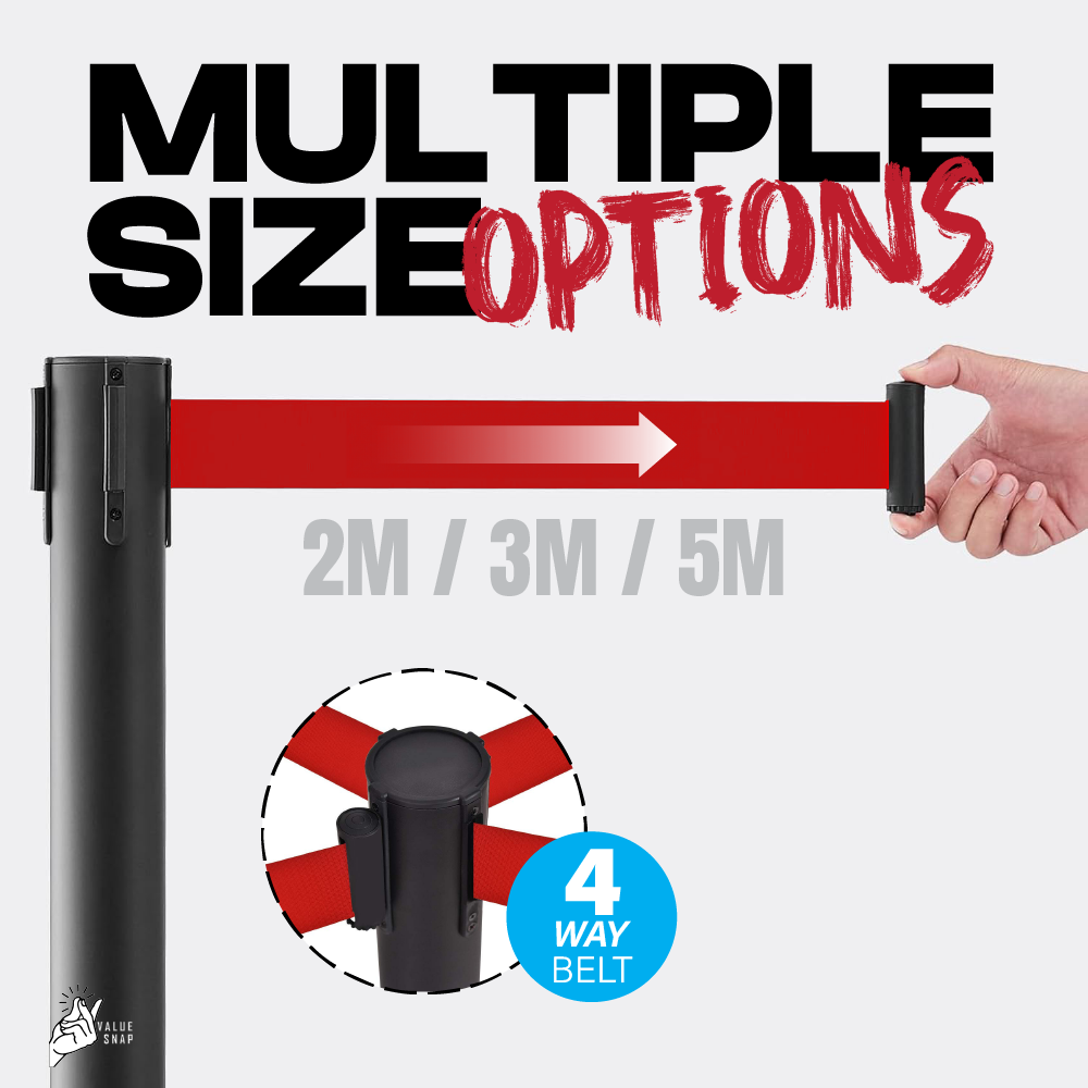 Queue Stand Barricade Barrier Metal Pole Queue Up Stand Stainless Steel ...