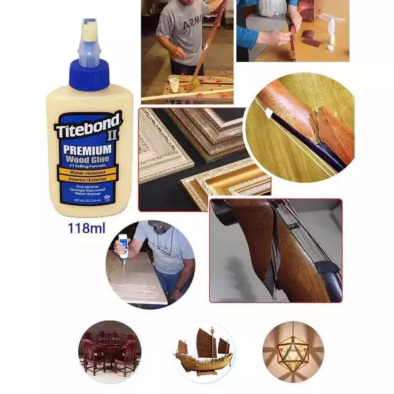 [ GAM KAYU SUPPER] Titebond II Premium Wood Glue 118ml - Multi-Purpose ...