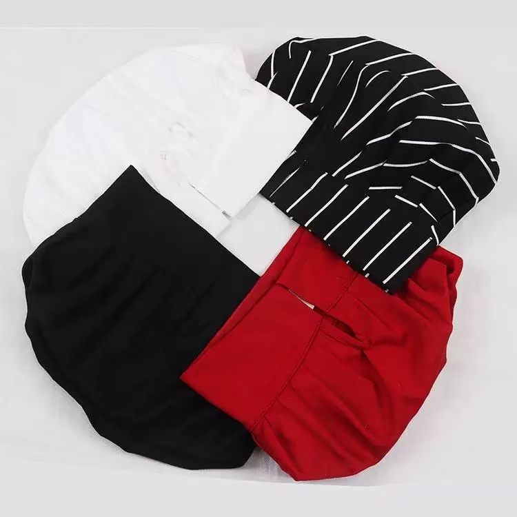 Chef Hat Kitchen Baker Adjustable Cook Chef Elastic Cap Western Food ...