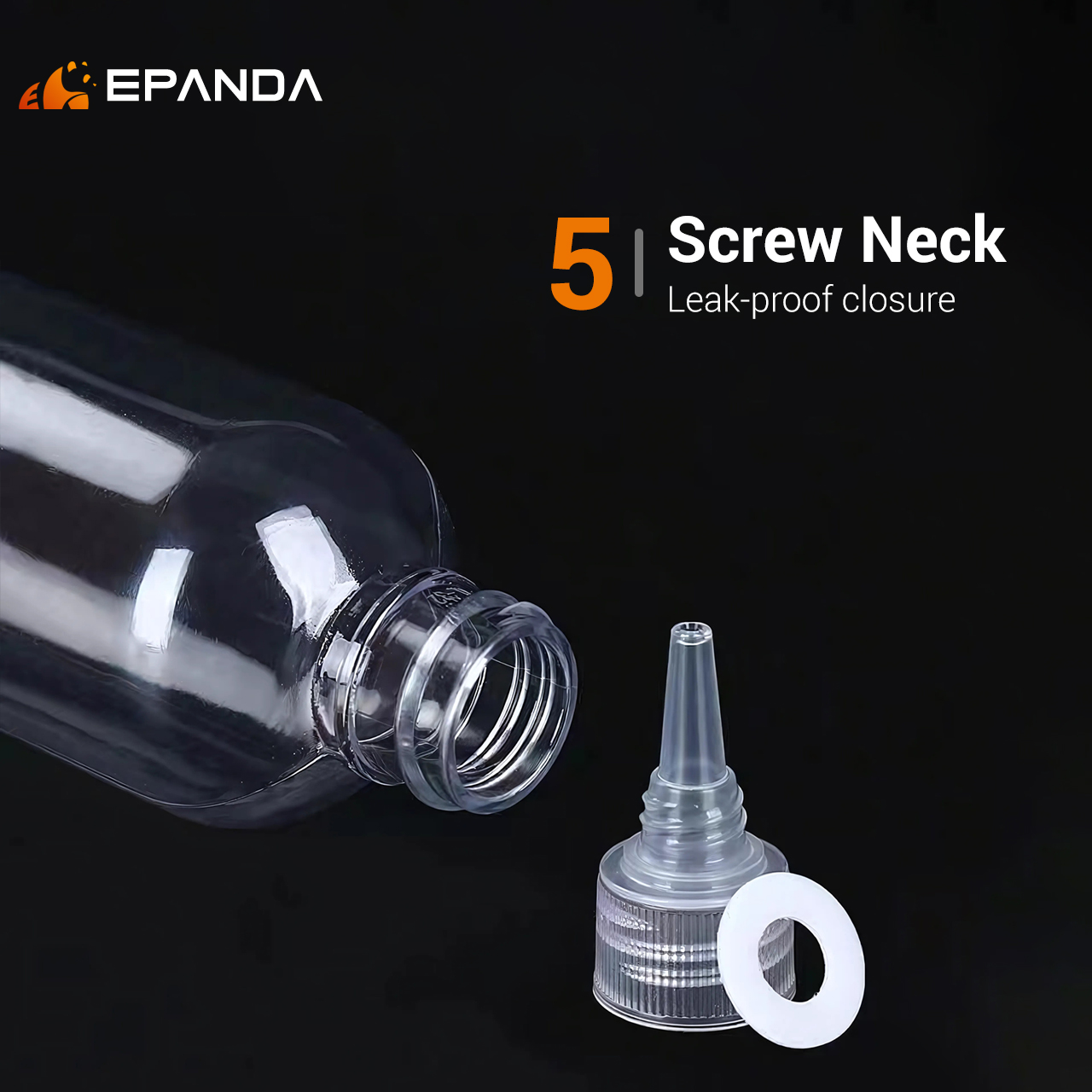 Transparent Plastic Squeeze Dropper Bottle Botol Plastik Refill Travel ...