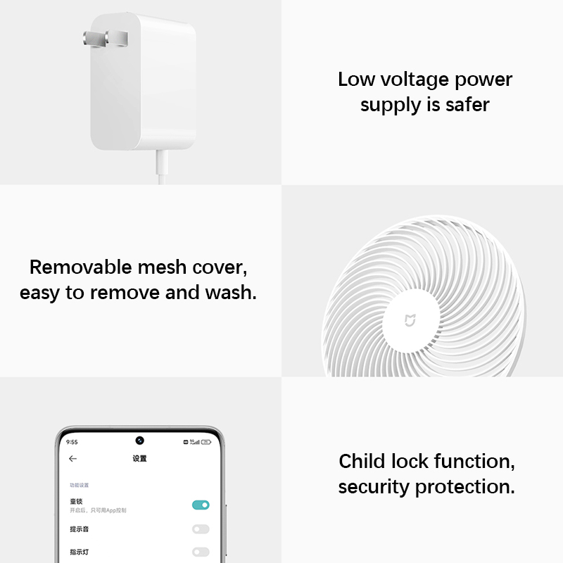 Xiaomi Mijia Smart Circulating Fan For Home Appointment Timing Low ...