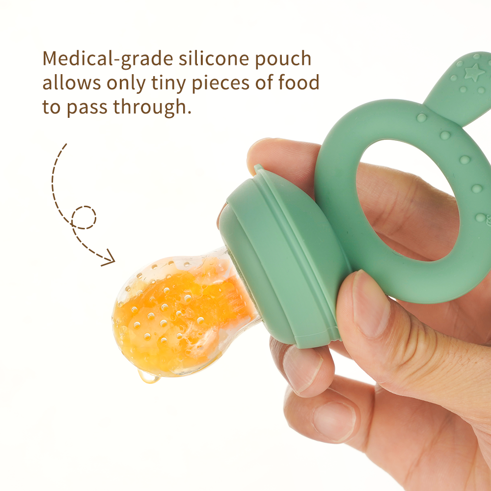Haakaa Fresh Food Feeder Teether - Freeze-N-Feed Mini Combo - Silicone ...