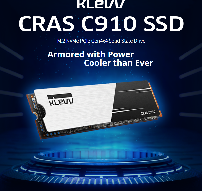 (READY STOCK) KLEVV CRAS C910 1TB M.2 NVMe PCIe Gen4x4 Solid State ...