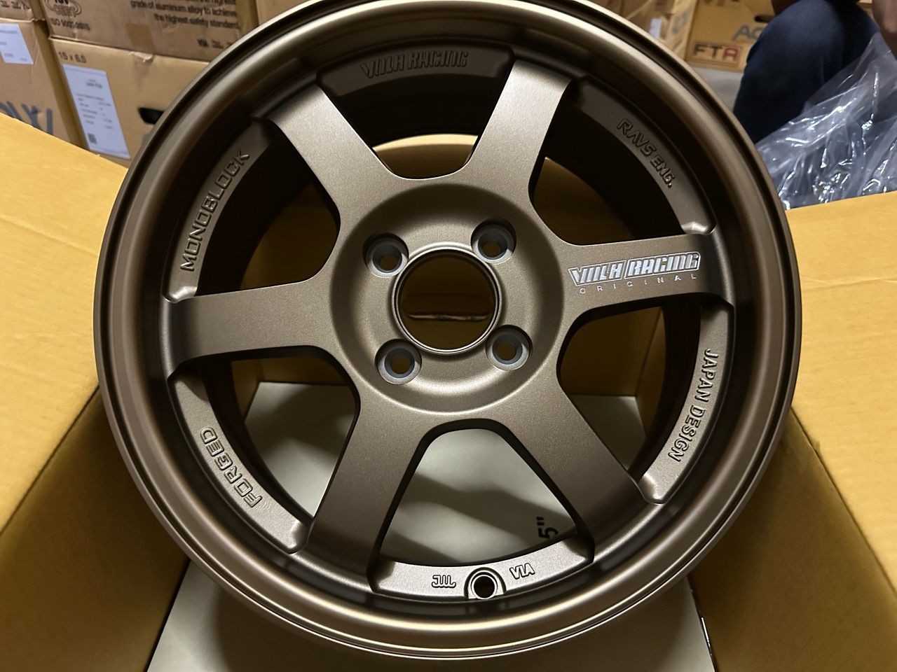 AOW TE37 16'' NEW SPORT RIMS LIGHT WHEELS (FLOW FORMING) (MADE IN ...