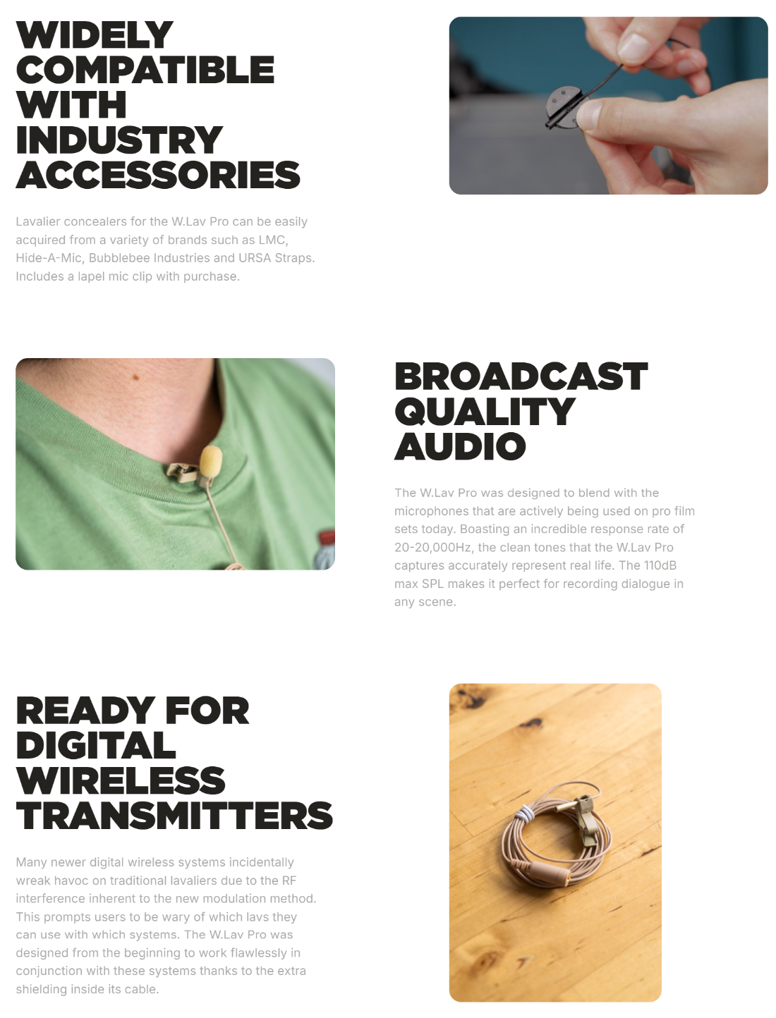 Deity Microphones W.Lav Pro Omni Lavalier Microphone (Microdot ...