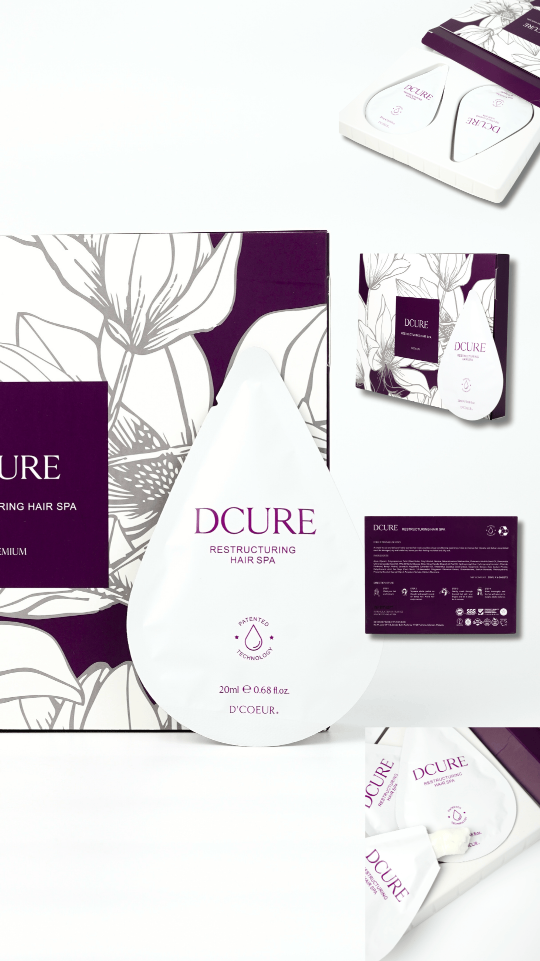 [OFFICIAL] DCURE SERIES - HAIR RESRTUCTURING MASK (Intense Hydration ...