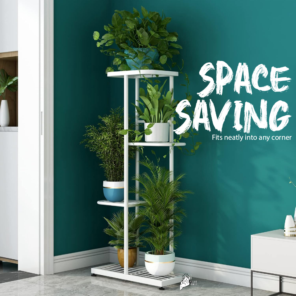 Rak Bunga Bertingkat Outdoor Flower Pot Plant Stand Flower Rack Rak ...