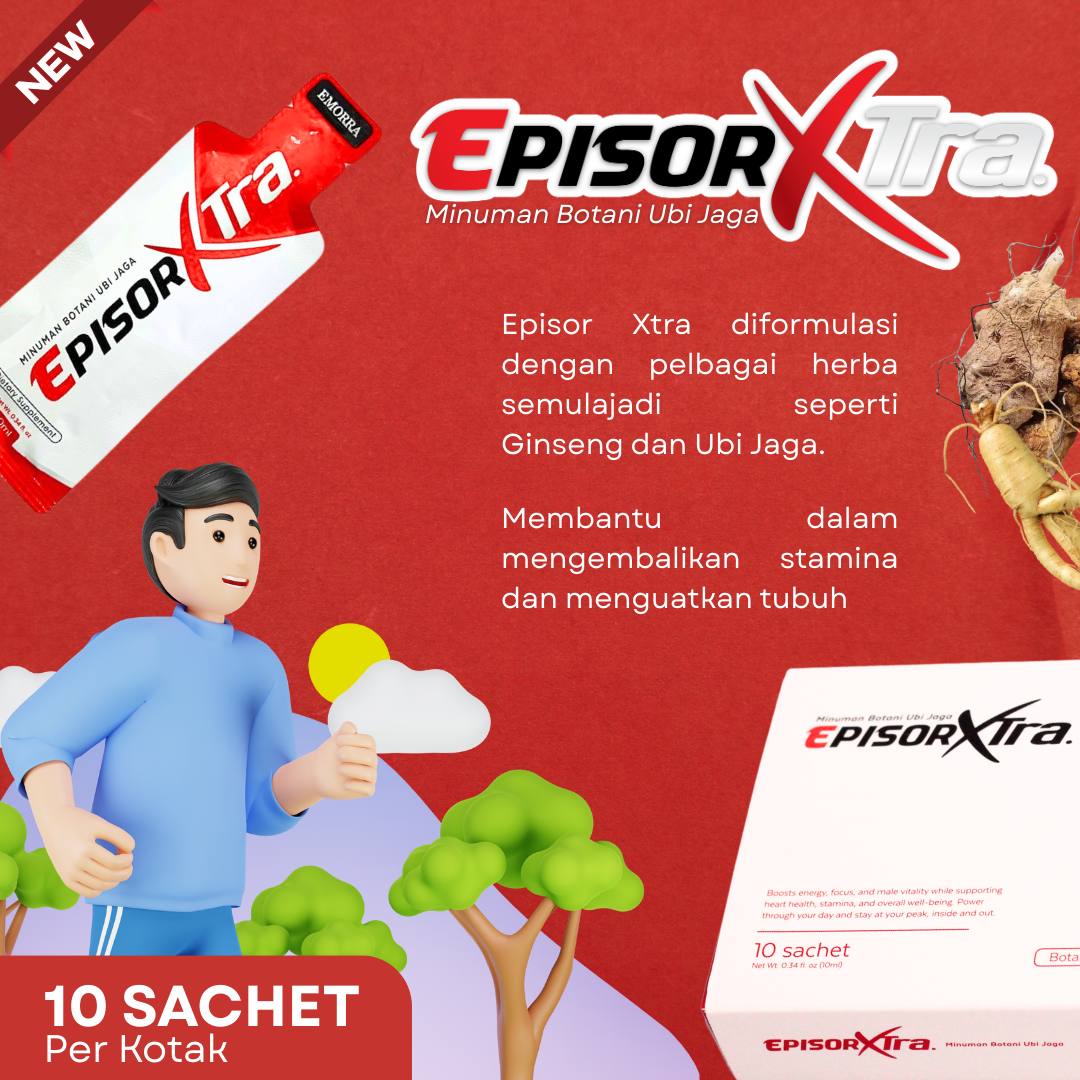 Episor + Episor Xtra + Special Freegift 100% Original Emorra HQ ...