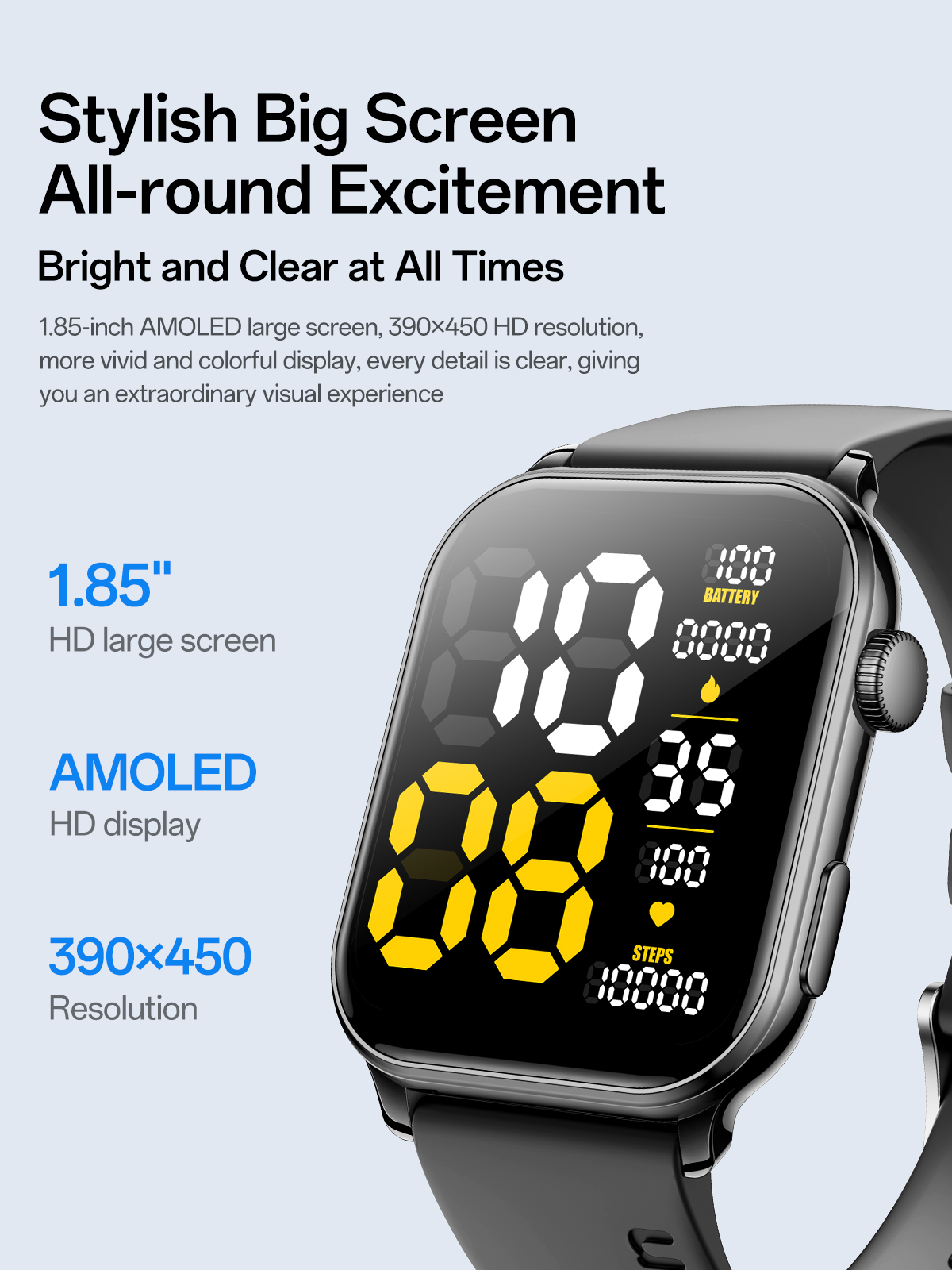 Aolon GTS 3 Smart Watch Amoled 41mm Bluetooth WA Call Custom Wallpaper ...