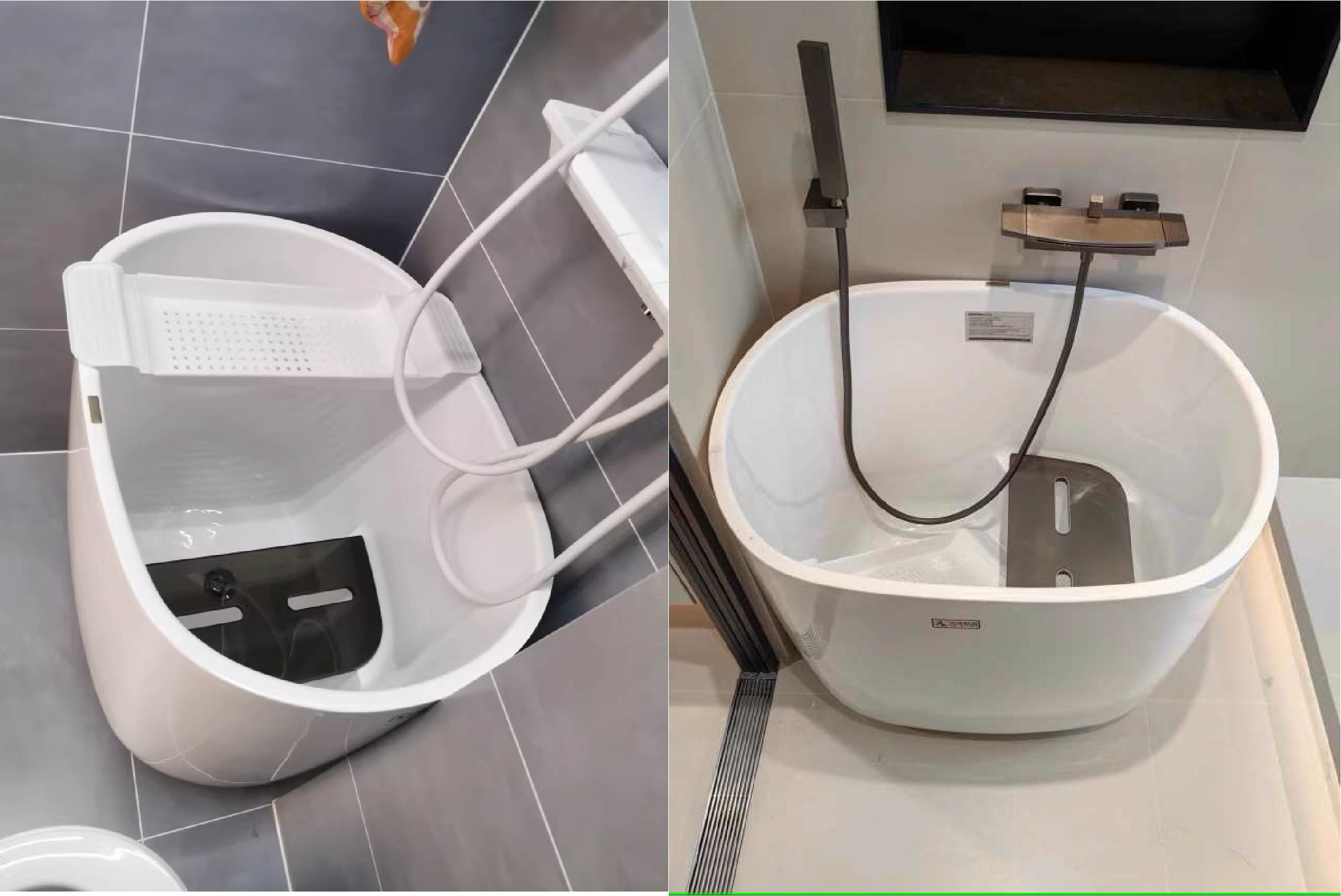 Bath Tub Tab Mandi Adults Free Standing Acrylic Japanese Style Deep ...