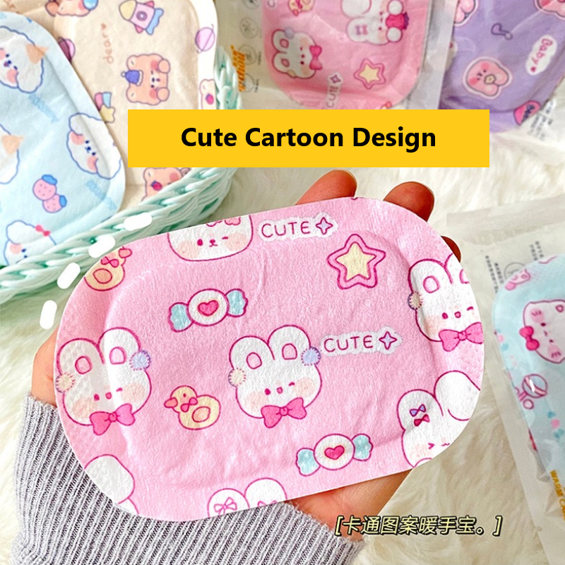𝗝𝘀 𝗦𝗲𝗹𝗳𝗰𝗮𝗿𝗲 Wearable Hand Warmer Cute Cartoon Self Heating Travel ...