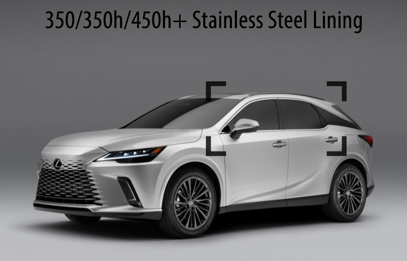 NAZUKA Lexus RX (ALA10/ALH) Year 2023-Present INJECTION Door Visor With ...