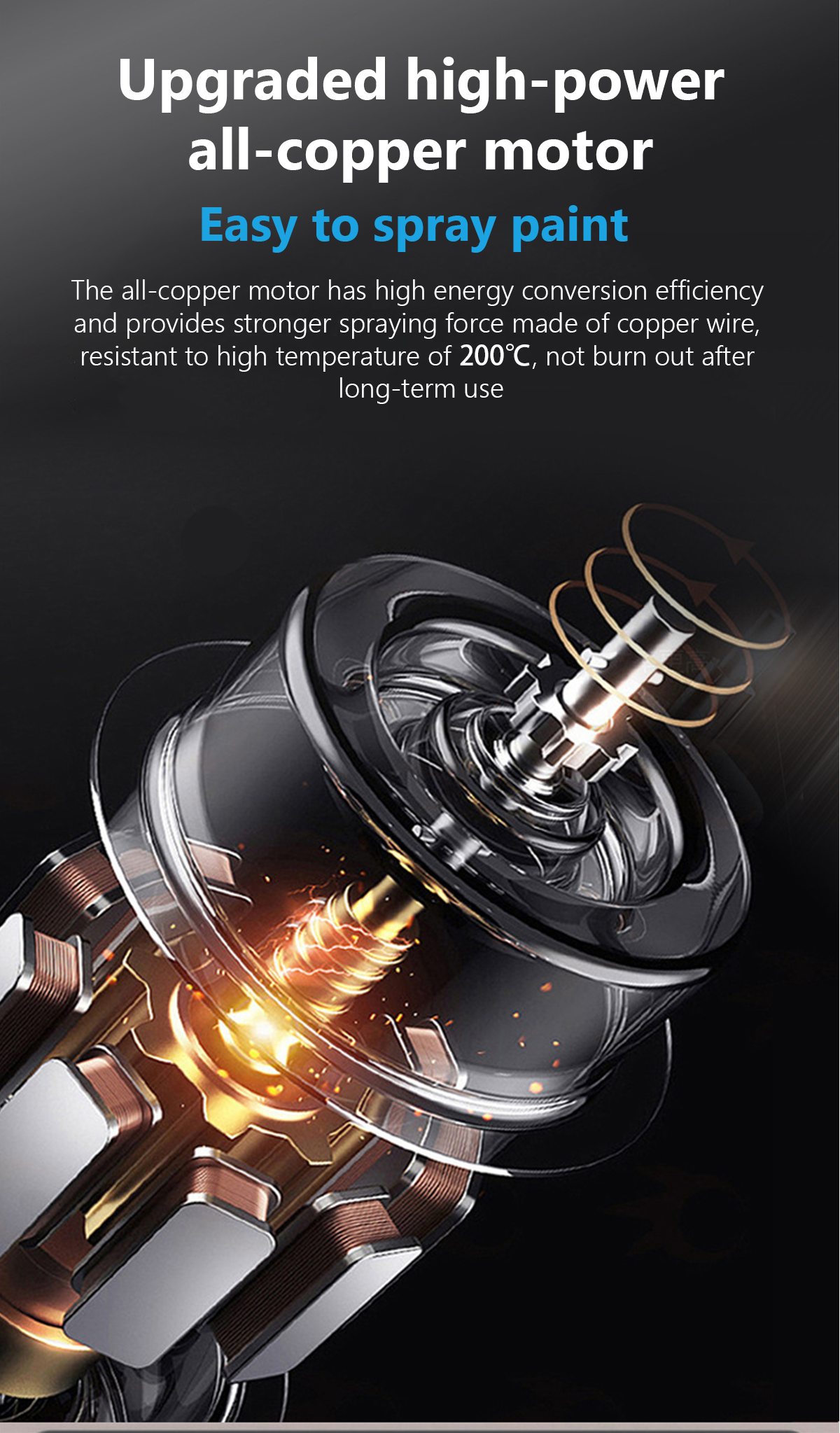 998VF Cordless Electric Spray Gun Woodworking Paint Sprayer ...
