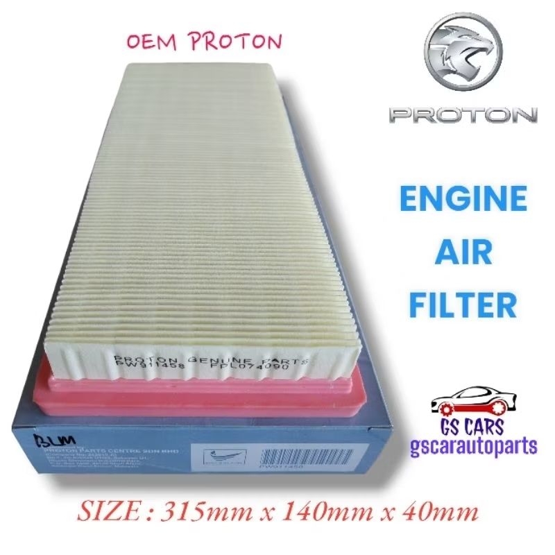 Proton Engine Air Filter Saga Blm/Fl/Flx/Vvt/Persona Vvt/Iriz/Persona ...