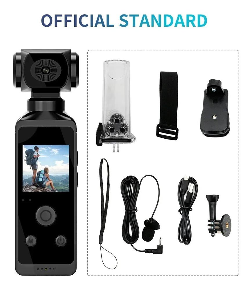 V380 PRO Mini K85 Action Camera 4K/30FPS Video 270° Rotation 30M ...