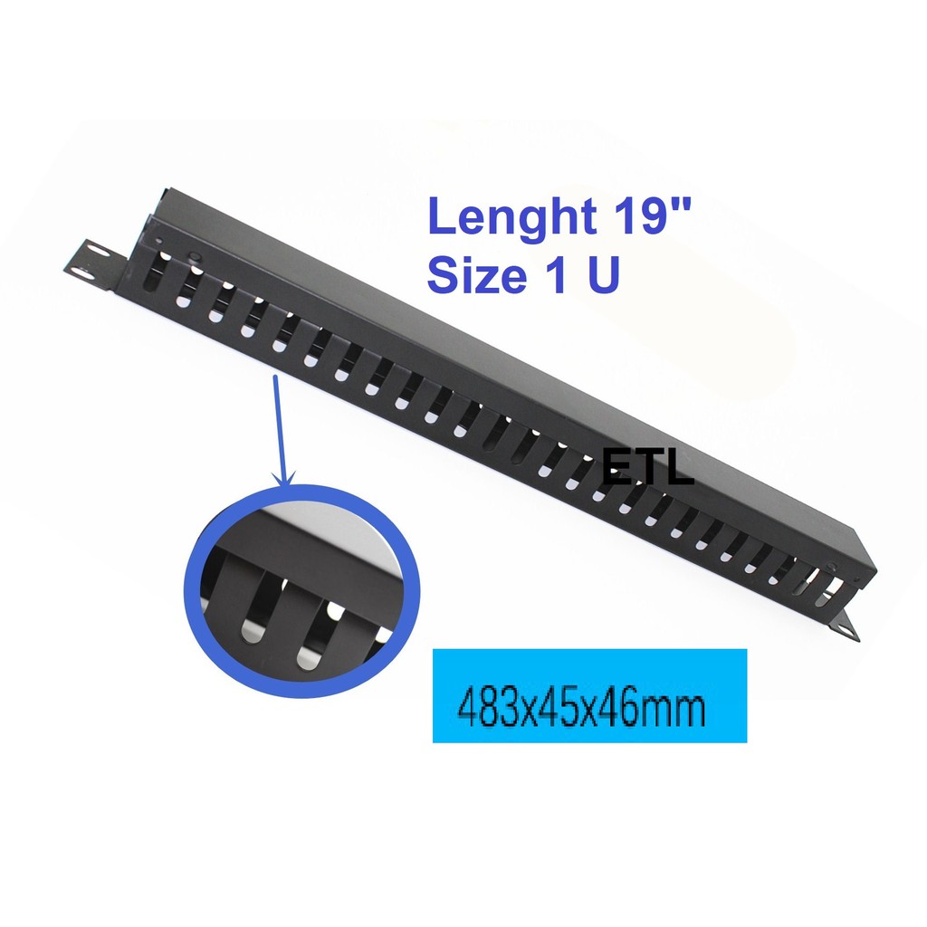 1U 2U Cable Management Panel with Cover | Shopee Malaysia