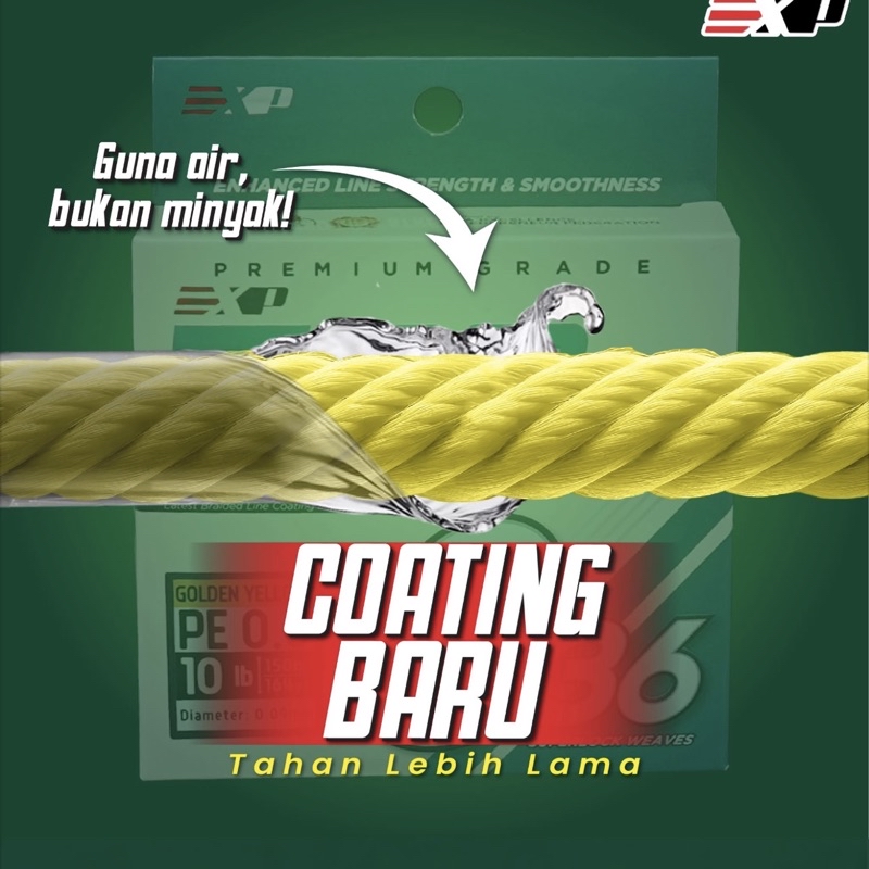 EXP EMO PLUS 836 FISHING BRAIDED LINE (AQUA-CAOTING ) | Shopee Malaysia