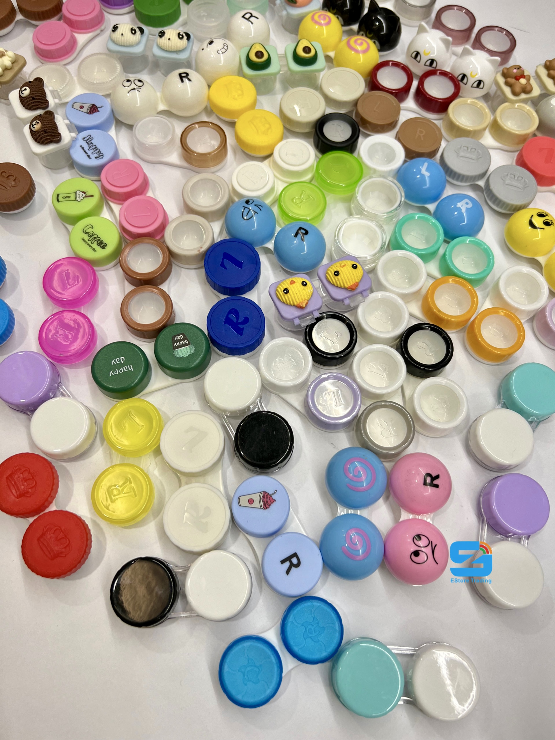 🔥(1pc) Mini Contact Lens Case (Randomly) 随机隐形眼镜盒-AS999 | Shopee Malaysia
