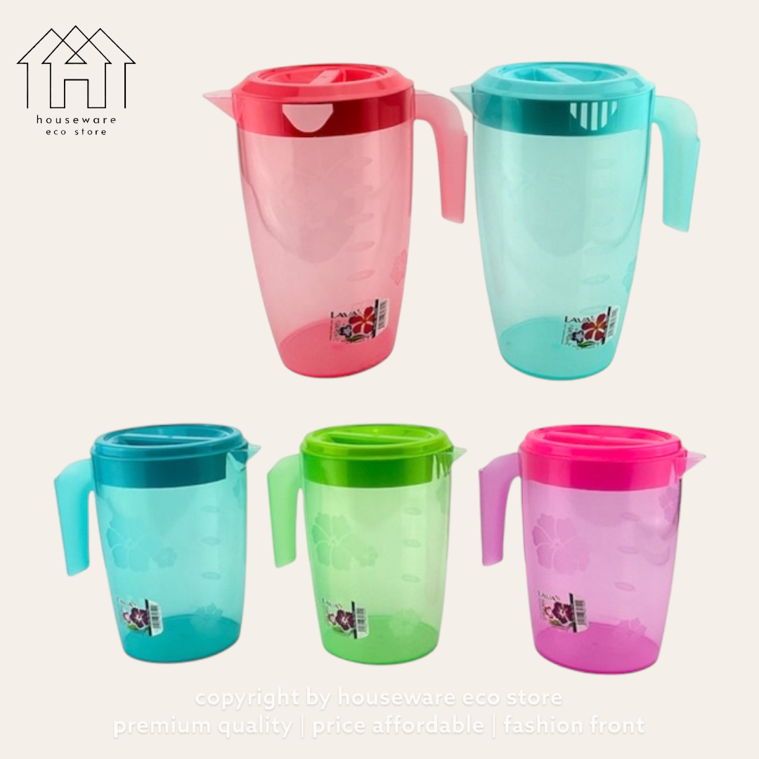 LAVA Plastic Water Jug Water Container BPA FREE Water Dispenser / Jag ...