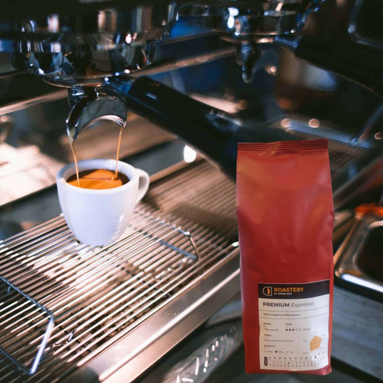 [Coffee Icon] Espresso House Blend Premium Grade - Medium Roasted 100% ...