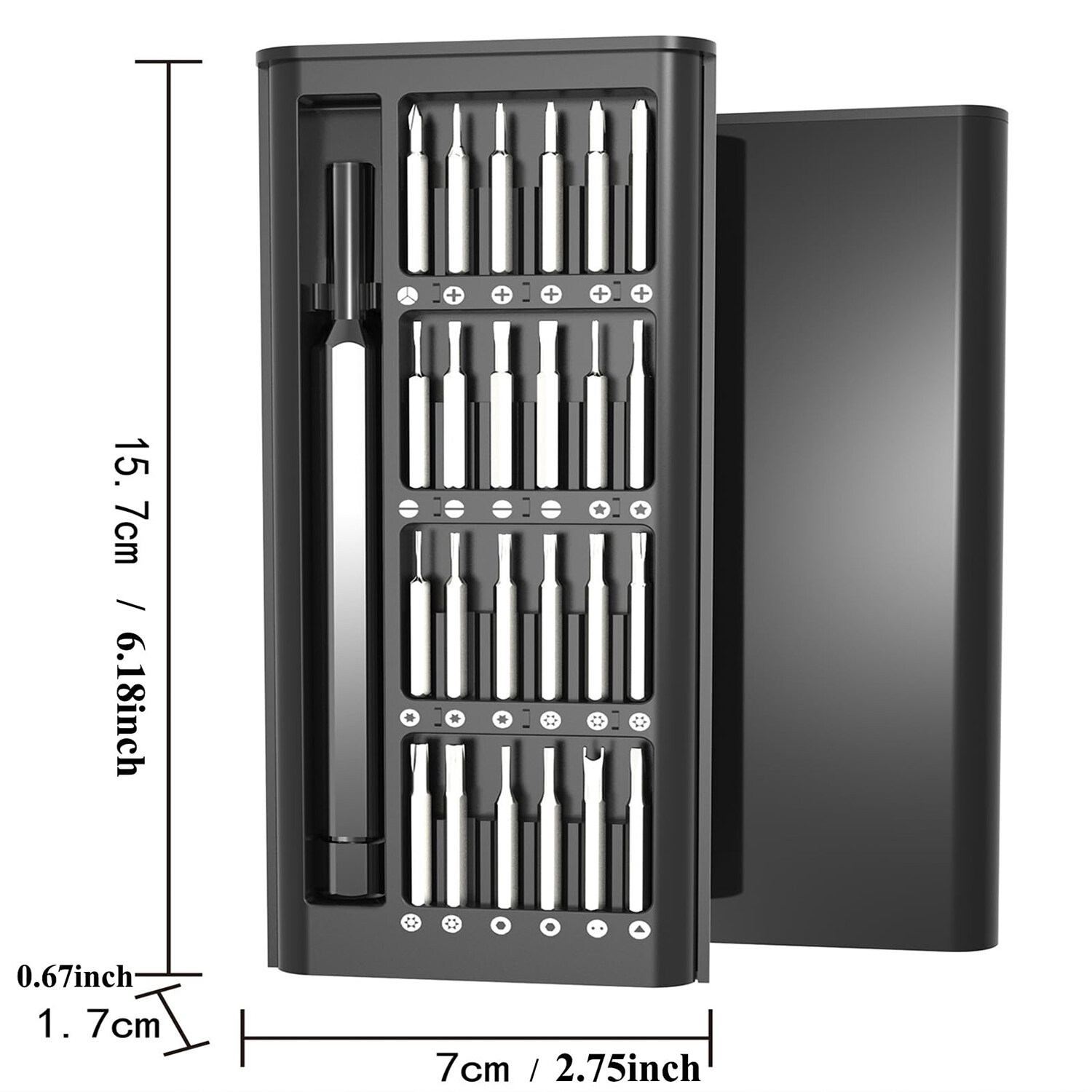 Screwdriver Set Precision Mini Screwdriver Set 25 In 1 Magnetic Screwdriver Precision Bits kit ...