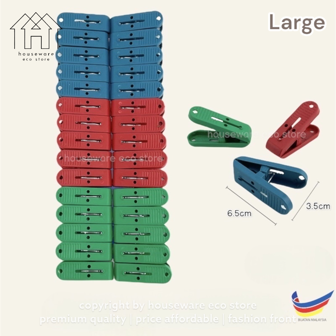 Plastic Clothes Pegs Hanger Clips Drying Clips Bed Sheet Pegs Cloth ...