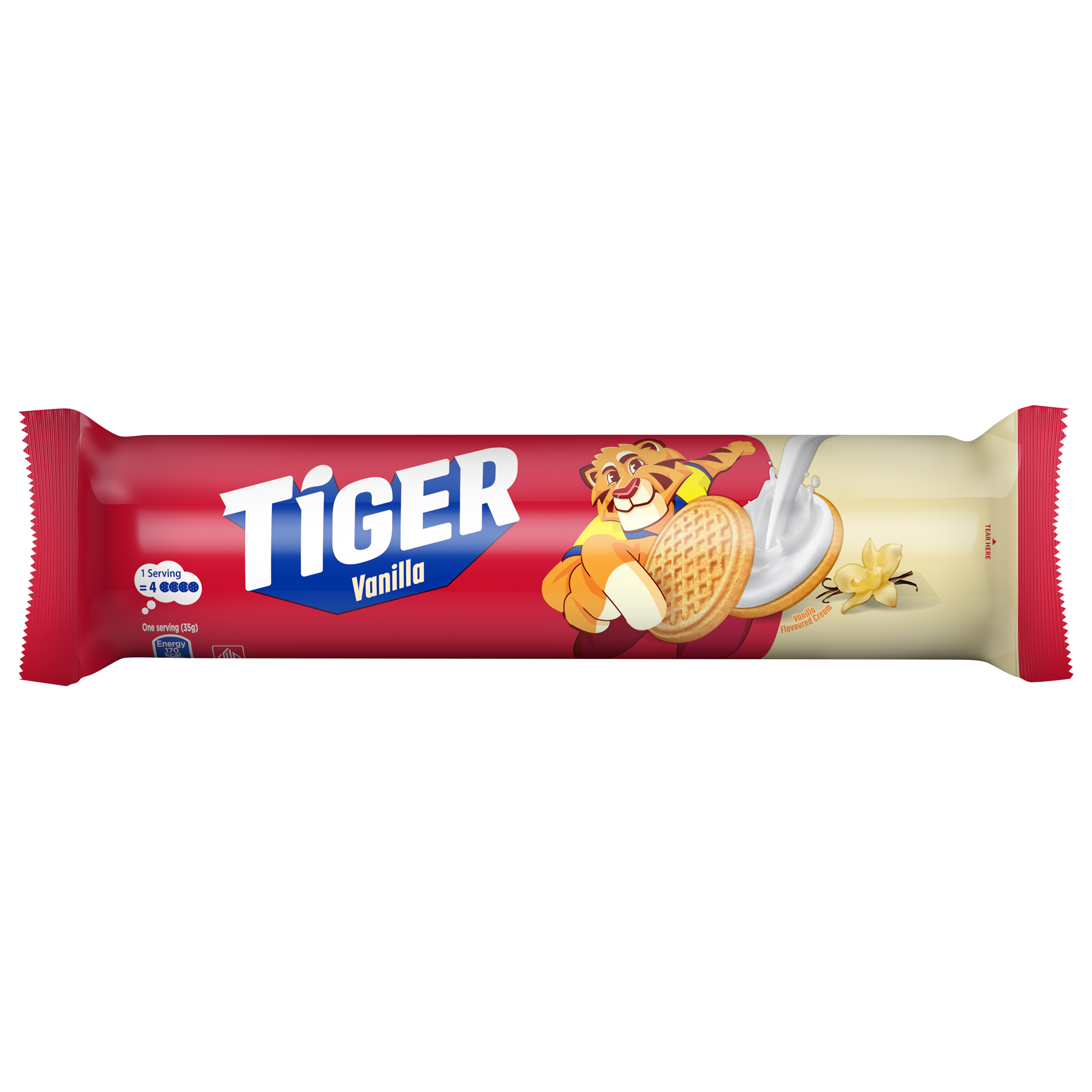 Tiger Golden Sandwich Biscuits - [Vanilla/ Strawberry] (105g) | Shopee ...